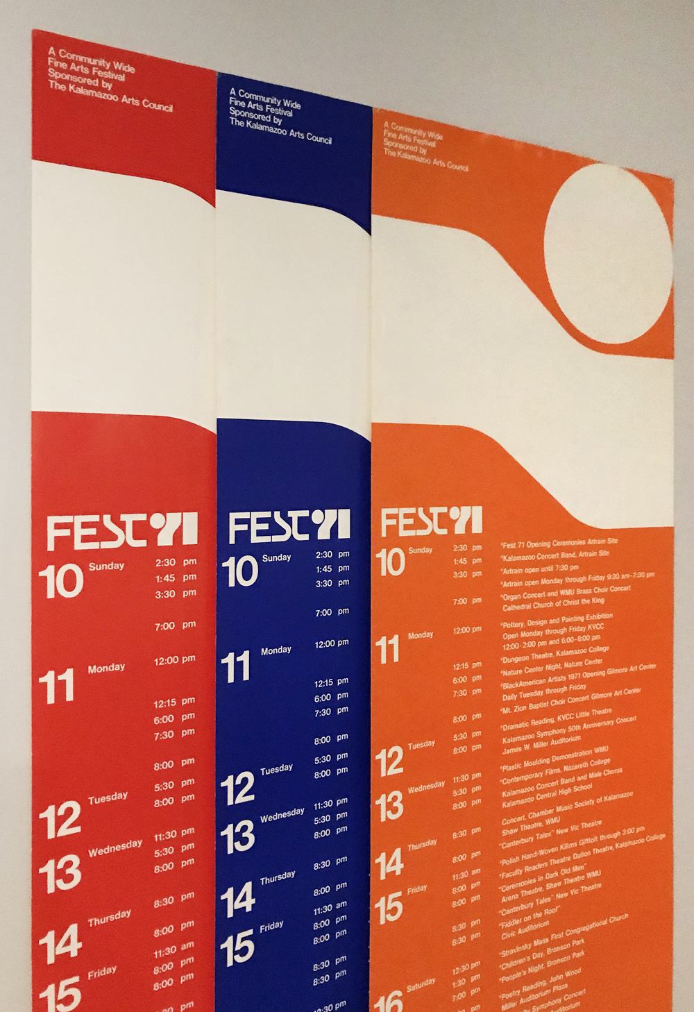 Fest 71 Schedule West Michigan Graphic Design Archives Fest 71 Schedule West Michigan Graphic Design Archives